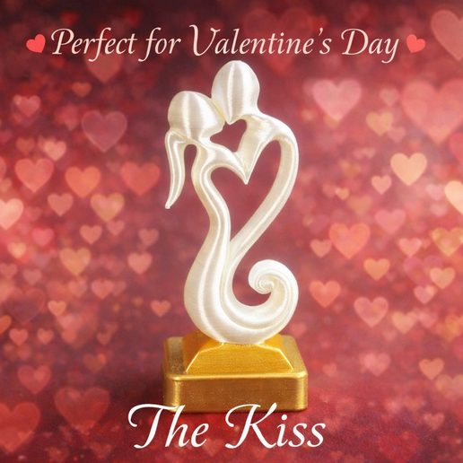 💋 The Kiss・ STL File for 3D printing・Cults