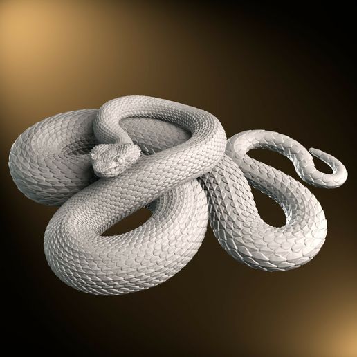 Eyelash Pit Viper Realistic Exotic Snake - Cults3D 3D Model | 3Drop