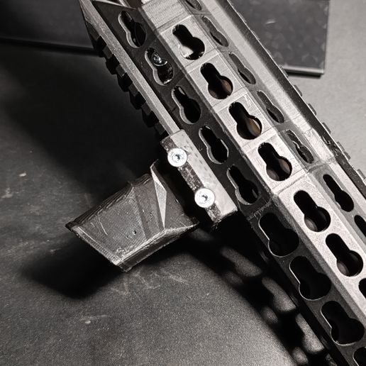 🔫 Low profile foregrip・Free STL File for 3D printing・Cults