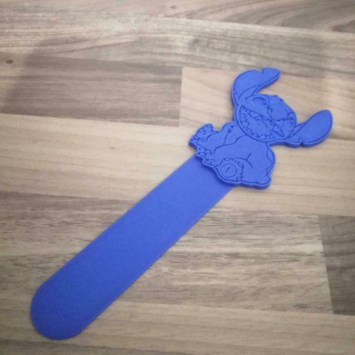 🔖 DISNEY STITCH BOOKMARK -Design 1・ STL File for ・Cults