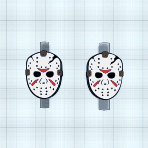 🎃 Horror Jason Straw Topper・ STL File for 3D printing・Cults