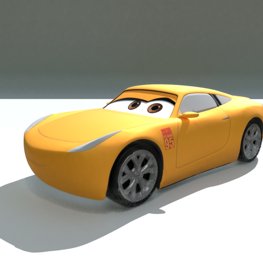 🚙 Cruz Ramirez Disney Pixar Cars STL - 2017 Chevrolet Camaro Inspired ...