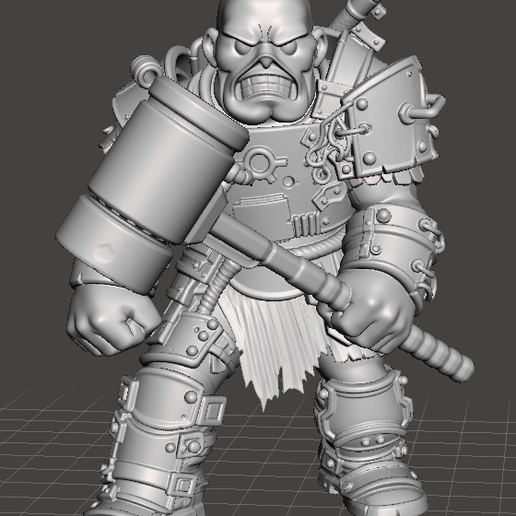 🦸 Supermutant Butcher・Free STL File for 3D printing・Cults