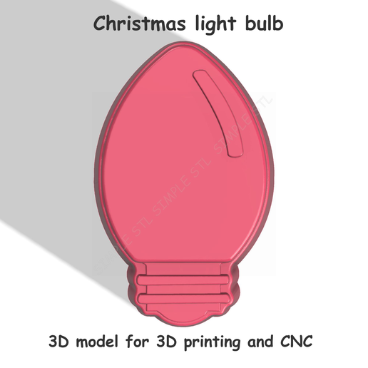 🎄 Christmas light bulb Stl File・ STL File for 3D printing・Cults