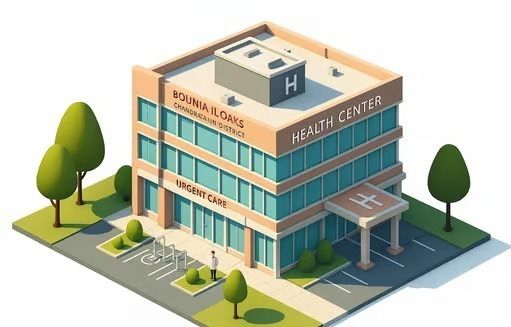 🧑‍⚕️ Health Center Building・ STL File for 3D printing・Cults