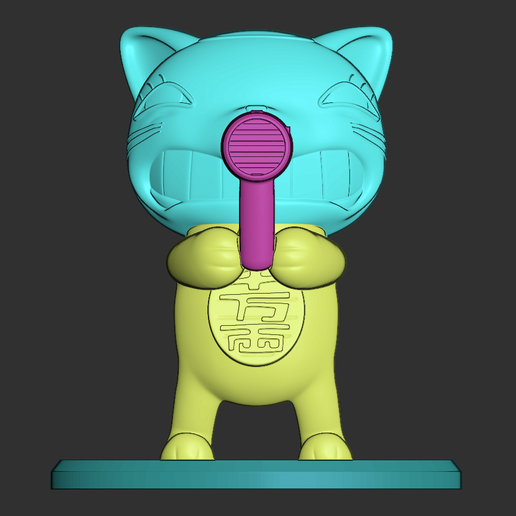🐱 Dandadan Cat Turbo Granny・ 3D File for 3D printing・Cults