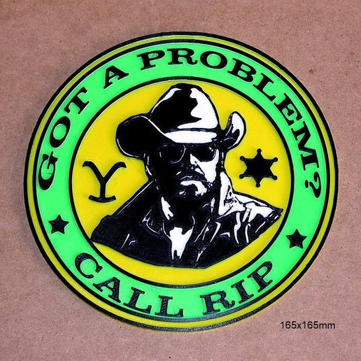 STL file Yellowstone Rip Dutton,rancho vaqueros, caballos, rodeo, serie ...