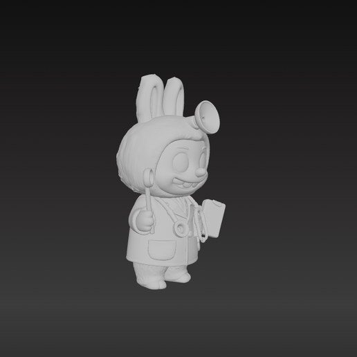 🩺 Labubu / doctor・ STL File for 3D printing・Cults
