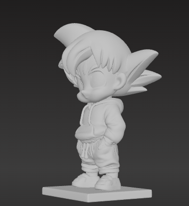 🎨 Goku Urban Vibe Miniature Fan Art・Archivo STL Gratis para Impresión ...