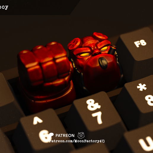 🎬 Hellboy Artisan Keycap・ 3D File for 3D printing・Cults