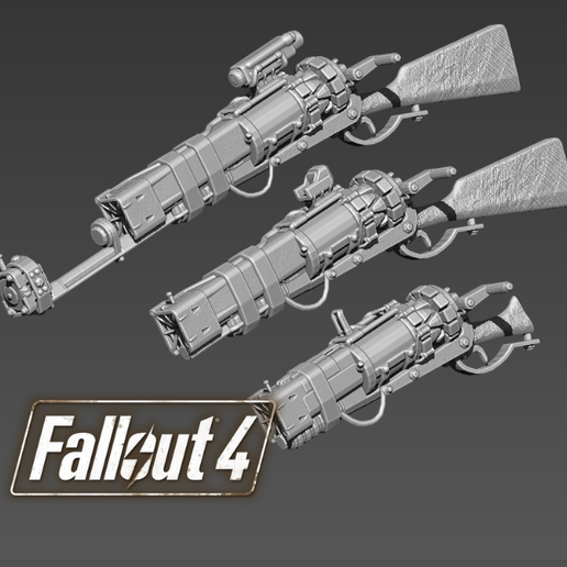 🔫 Laser musket 3d model fallout 4・ OBJ File for 3D printing・Cults