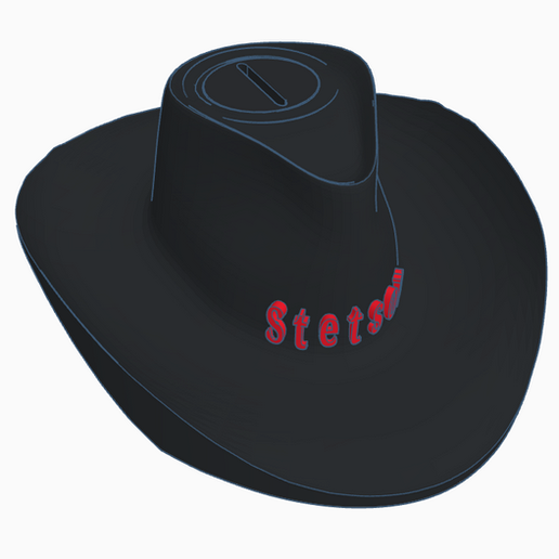 Free 3D file Stetson Cowboy Hat Bank 🤠 ・3D print model to download・Cults