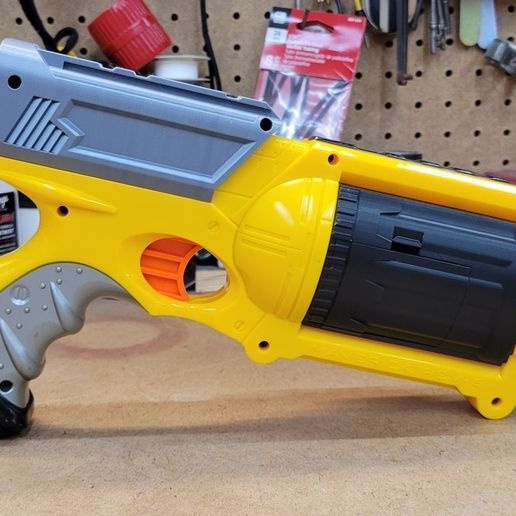 🎠 Nerf Maverick "Mayfly" Flywheel Conversion Kit・Free 3D File for ・Cults