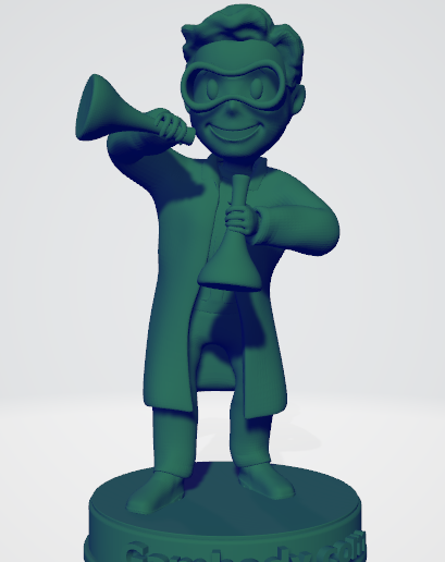 STL file Science Vault boy 🧪 ・3D print design to download・Cults