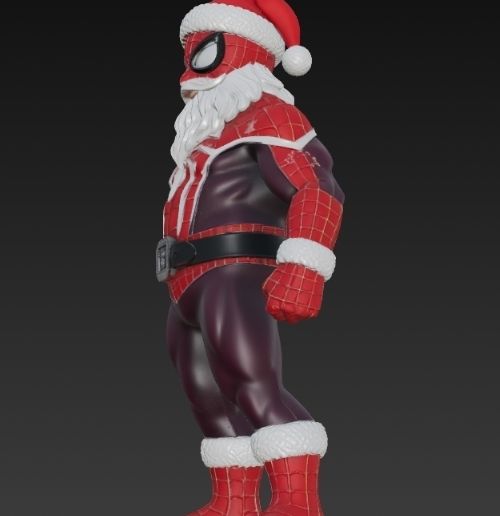 🎅 Spidey Santa・ STL File for 3D printing・Cults