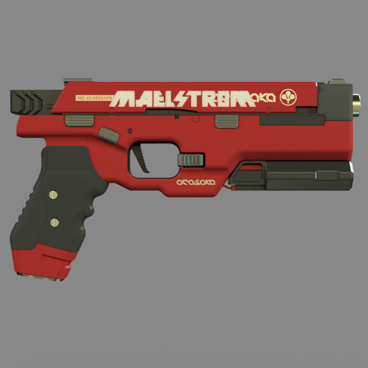 🔫 JKE-X2 Kenshin - Iconic Arasaka Pistol Replica Model | Cyberpunk 2077 ...