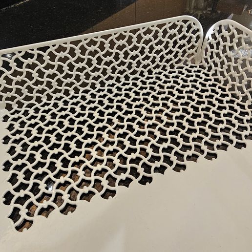 🍽️ Geometric Lattice Serving Tray | Laser Cut DXF | Bent Sheet Metal ...