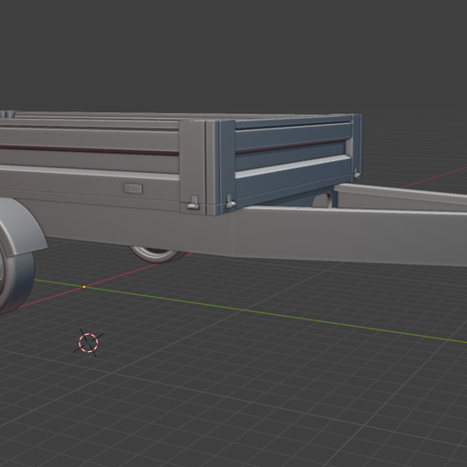 🚐 Standard Dropside Trailer・ STL File for 3D printing・Cults