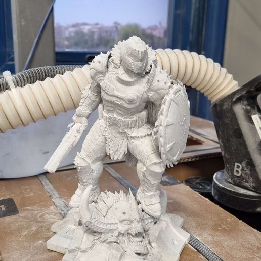 👾 Doomguy・3D Print with the HP jet fusion 5200 3D printer・Cults