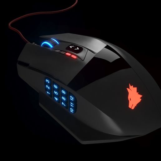 🐺 titan wolf mouse・ 3D File for ・Cults