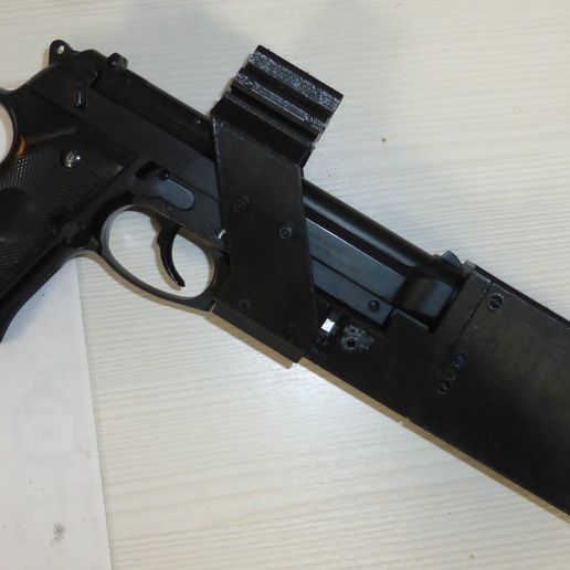 🔫 PBS (silencer) on STALKER S92PL (pneumatic version of Berreta M92 ...