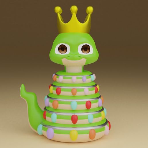 Free STL file Snake 🐍 ・3D printing design to download・Cults