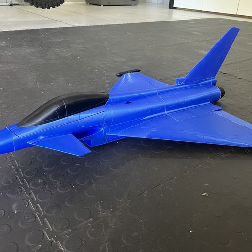3D printable RC 3D printed Eurofighter Typhoon - Twin 40mm EDF • made ...