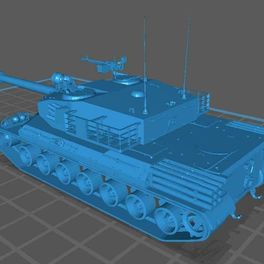 🪖 BZ-75 heavy tank・ STL File for ・Cults