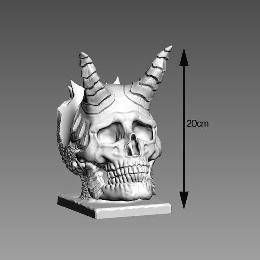 💀 Skull dragon ps5 controller stand, Cyborg skull dragon ps5 controller ...