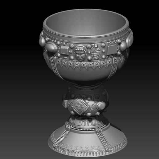 ️ Holy Grail - Holy Grail・ OBJ File for 3D printing・Cults