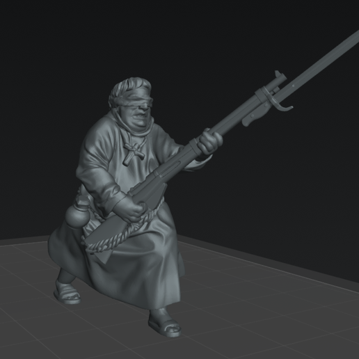 🔫 Blind marksman - sniper priest proxy・Free STL File for 3D printing・Cults