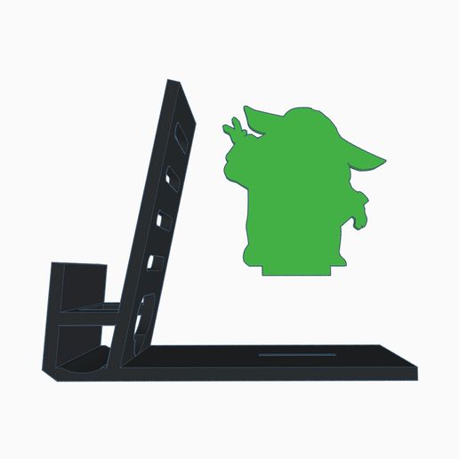 STL file The Force Phone Holder Stand 📞 ・3D printable model to download ...