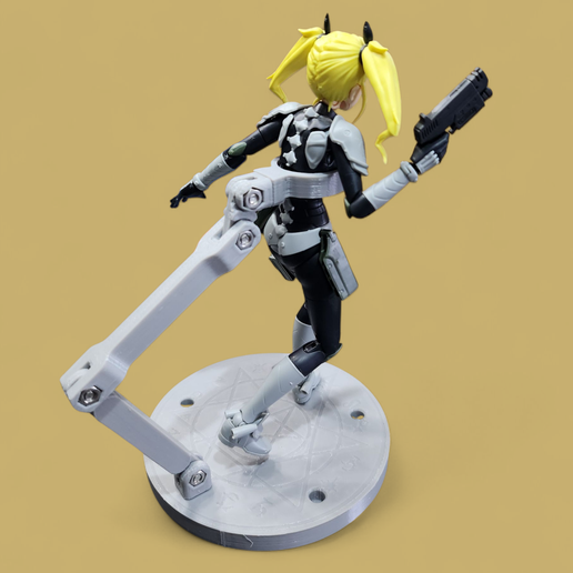 🤖 Generic figure stand V18・ 3MF File for 3D printing・Cults