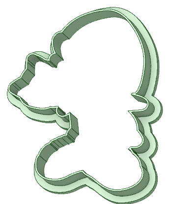 STL file Knuckles 3 whole cookie cutter 🍪 ・3D printer model to download ...