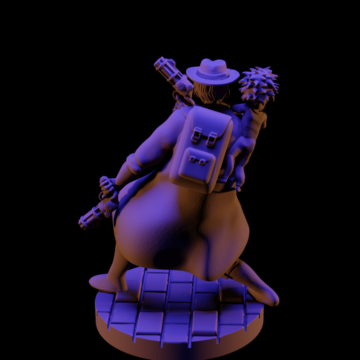 fantasy gunslinger stl