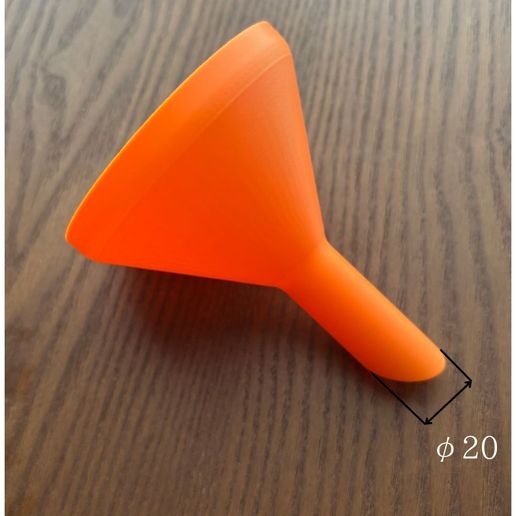 🍽️ Simple Funnel・Free STL File for 3D printing・Cults