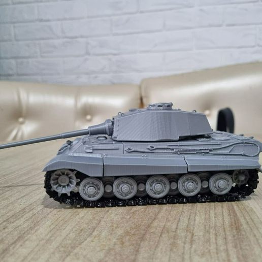 🤴 king tiger , tiger 2 , full ready to print・ 3D File for ・Cults