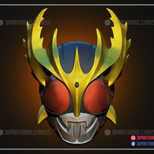 🪖 Kamen Rider Kuuga Helmet・ 3D File for ・Cults