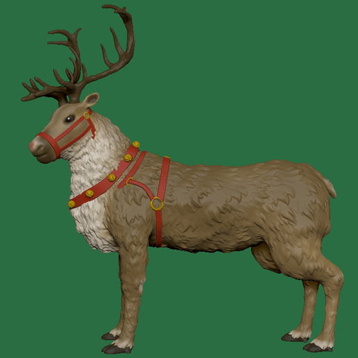 🎄 Rudolph the Red Nosed Reindeer・ STL File for ・Cults