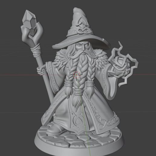 ♀️ dnd dwarf female mage・ STL File for 3D printing・Cults