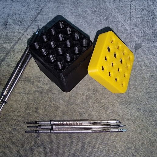 STL file Solder Tip Storage 🛠️ ・3D print object to download・Cults