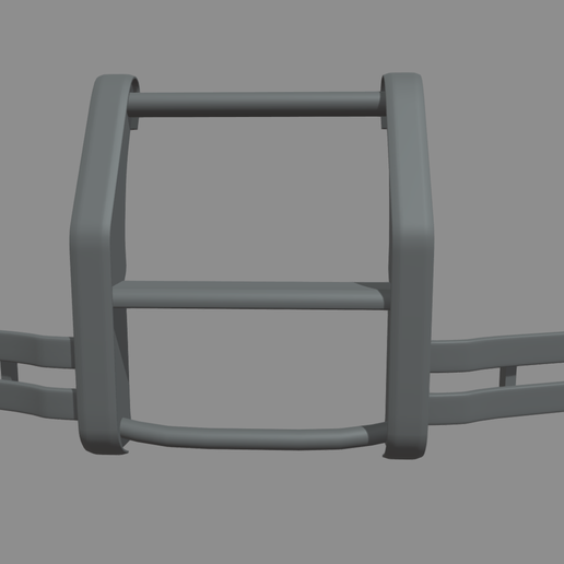 🐂 Bumper Bar // Bull Bar 01・ STL File for ・Cults