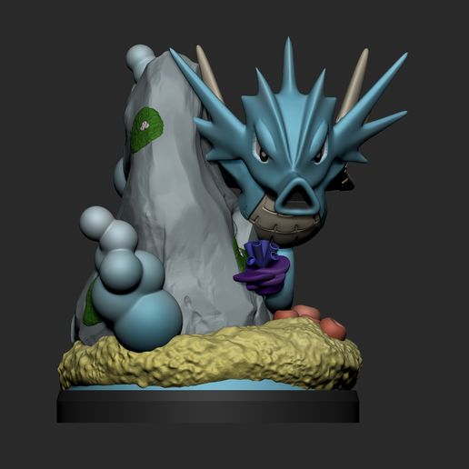 🐉 Pokemon - Horsea, Seadra and Kingdra Figure・ STL File for 3D printing ...
