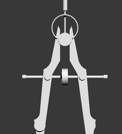 🧭 drafting-compass・ STL File for 3D printing・Cults