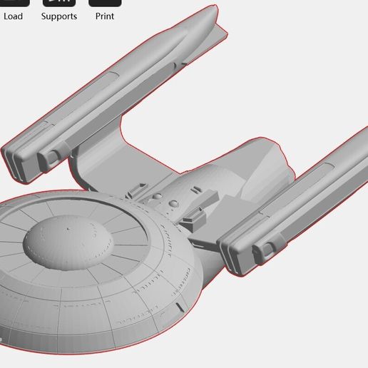 ⭐ Einstein class - federation star trek ship・ STL File for 3D printing ...
