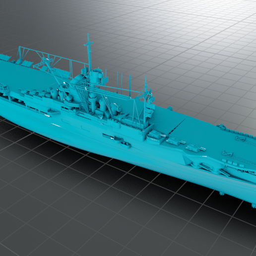 STL file German aircraft carrier Graf Zeppelin ship model ️ ・3D print ...