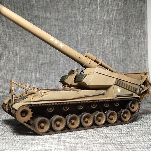 🪖 T92 HMC Self-Propelled Howitzer, T92 tank・ STL File for ・Cults