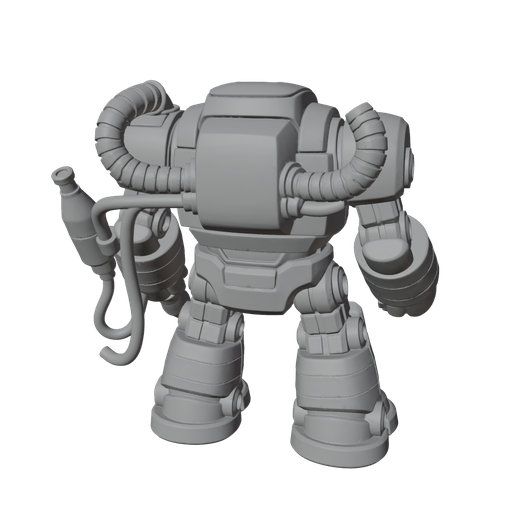 🤖 3D Printable Mech Robot – Cute Pink Armored Mech with Gun Arm・ STL ...