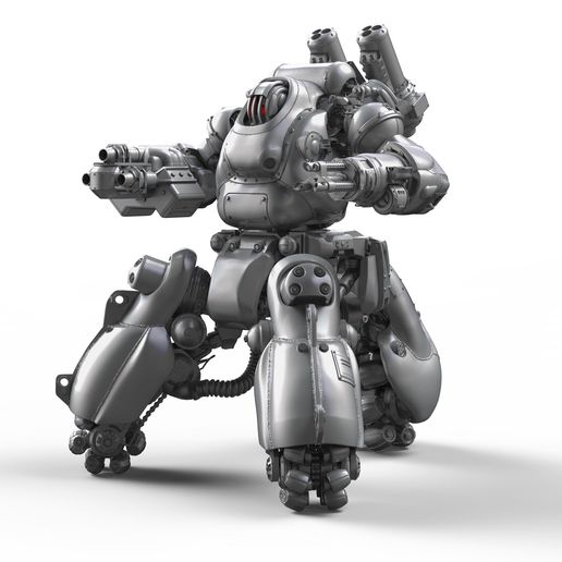 🤖 Sentry Bot fallout 76 four legs version・ STL File for 3D printing・Cults