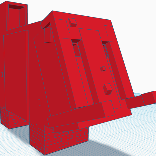 🦸 Minecraft Legends lava launcher・ STL File for 3D printing・Cults